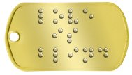 Braille Statement Dog Tags Ideas